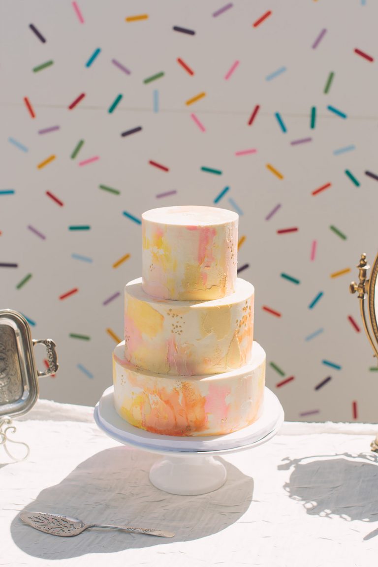 DIY Sprinkle Backdrop - Fun, Easy and Perfect for Weddings